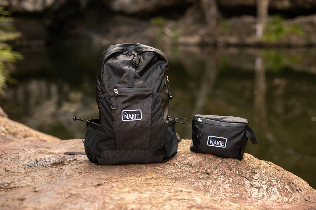 Foldable Backpack - 30L | Made From 100% Recycled Material | NAKIE ...