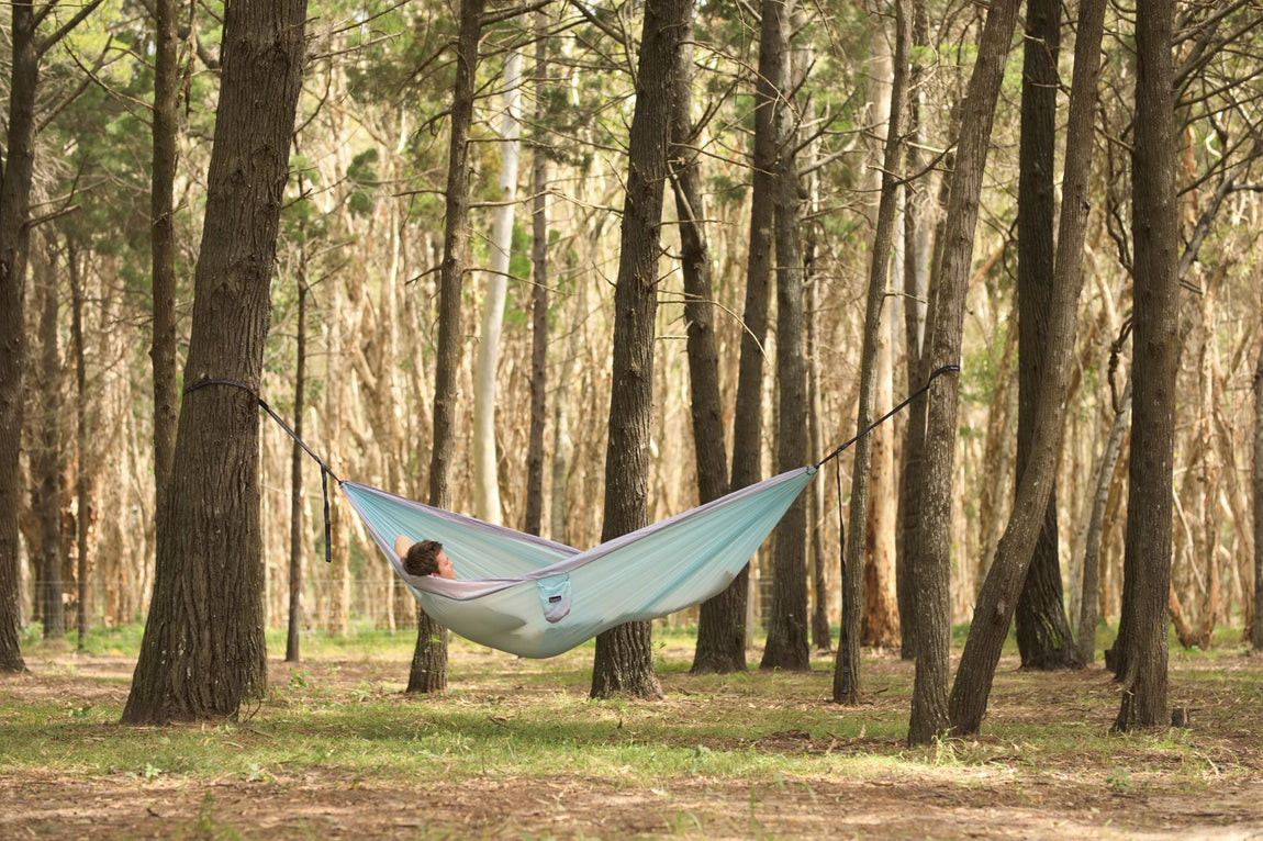 Twilight Blue - Recycled Hammock with Straps | Made From 100% Recycled ...